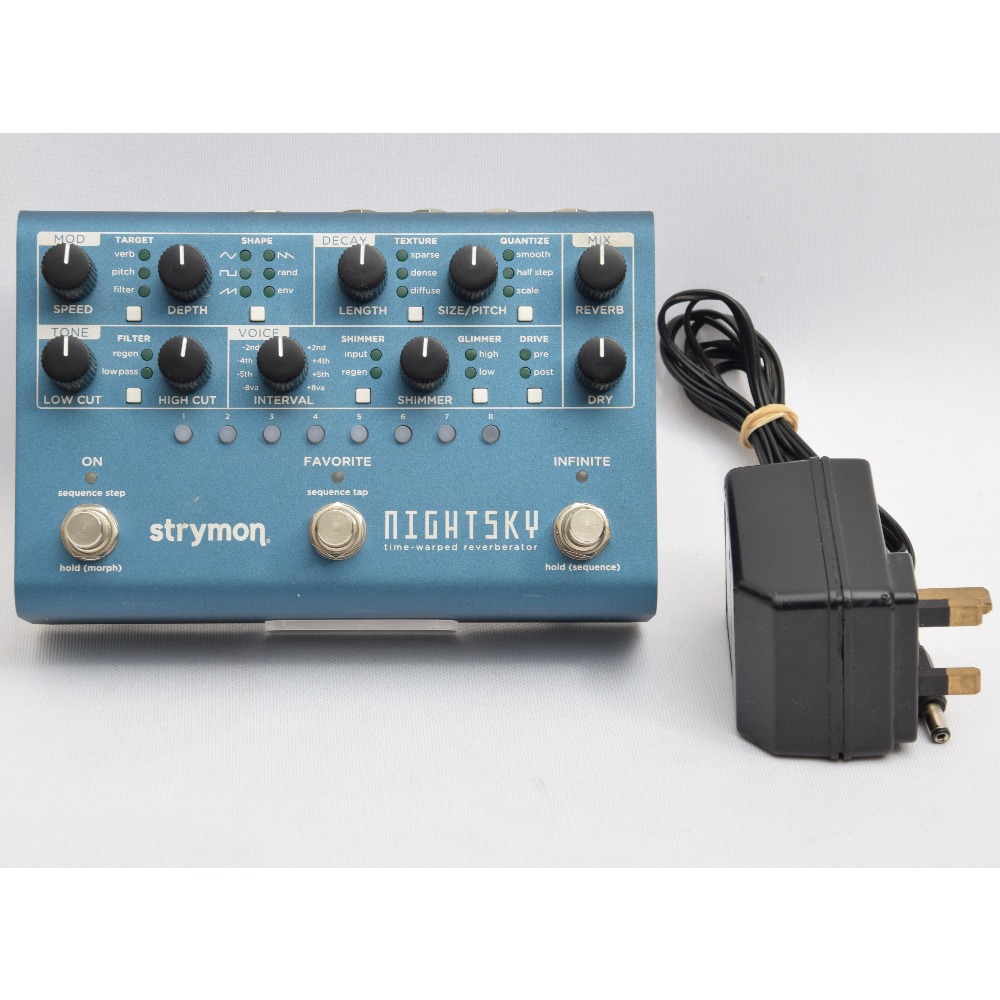 Pre-owned Strymon Nightsky Time -Warped Reverberator Effects Pedal (U ...